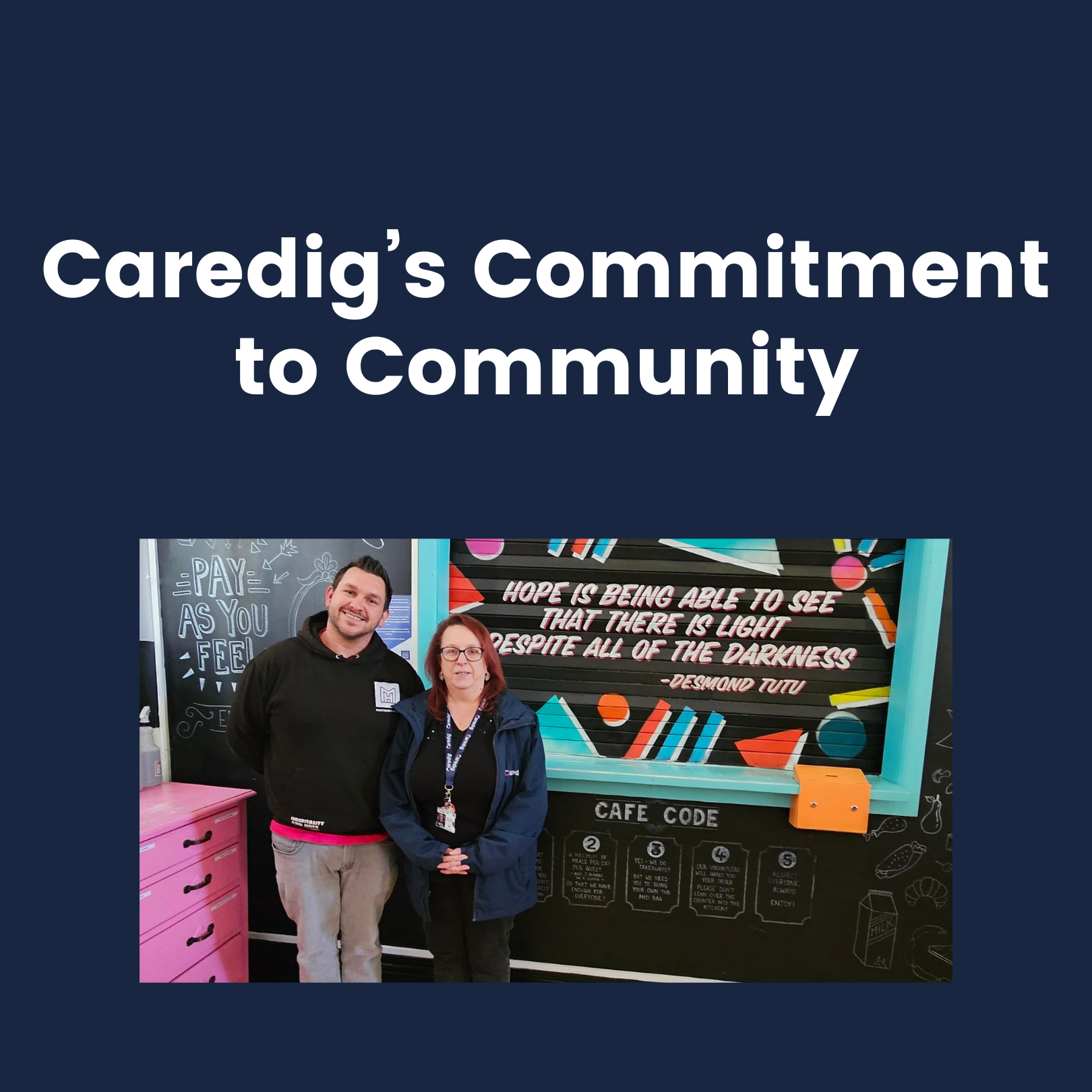 Caredig’s Commitment to Community: Supporting Matthews House - Caredig