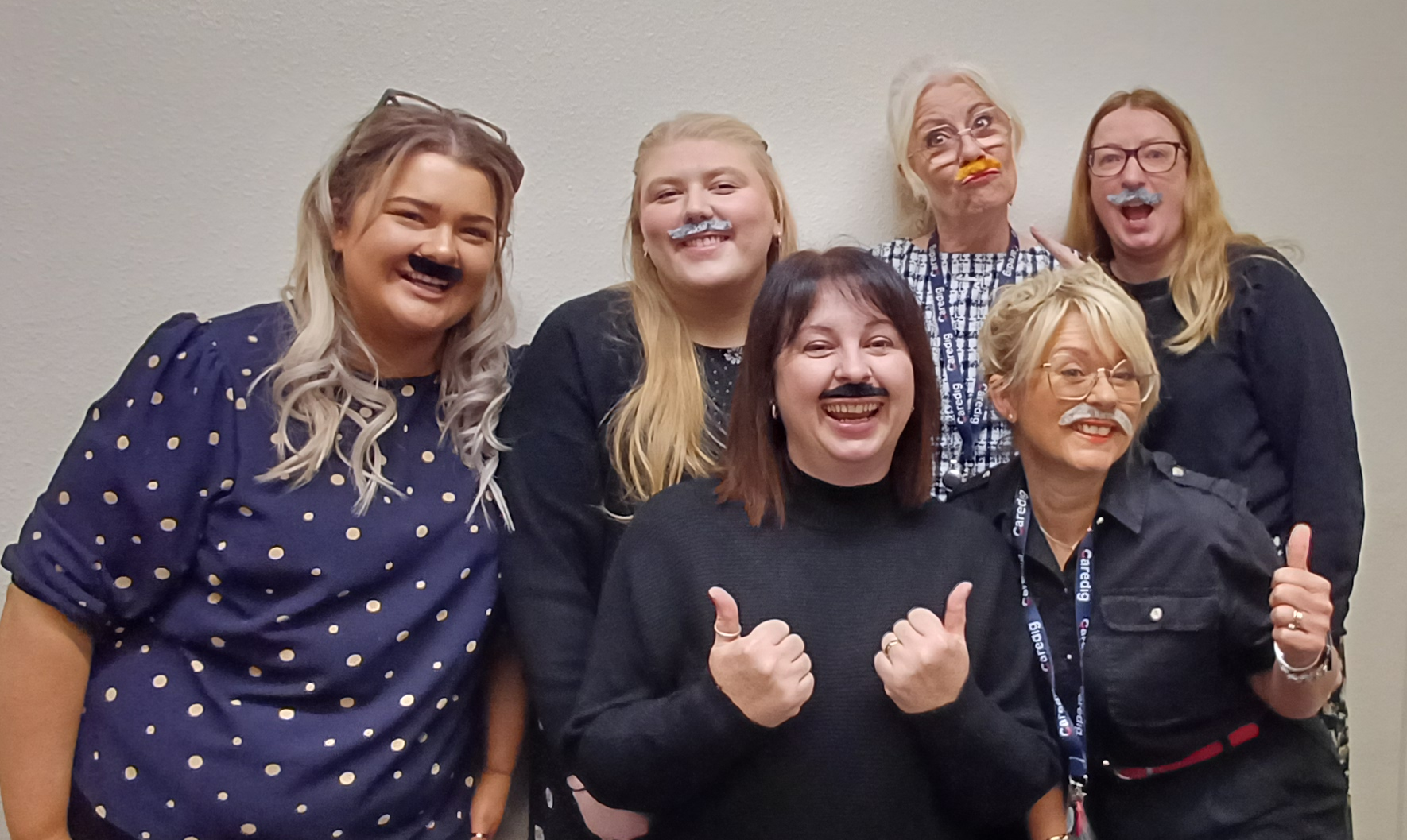 Caredig Staff Supporting Movember! - Caredig
